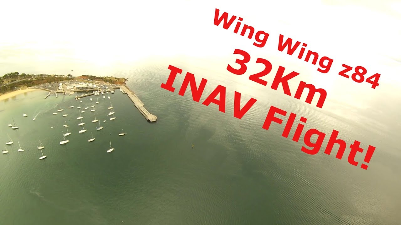 32km long range waypoint flight with Wing Wing z84 running Inav! - YouTube