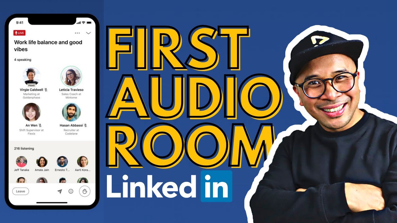 Scheduling 1st LinkedIn Audio Room (LIVE TUTORIAL) - YouTube