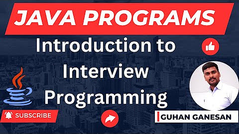 Java Interview Programming Tutorial in Tamil - YouTube