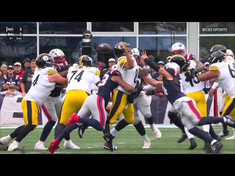 Patriots strip sack pushes steelers out of fg range