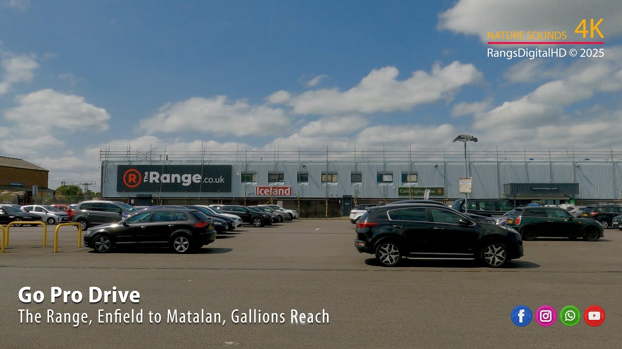 The Range Enfield to Matalan Gallions Reach Beckton GoPro Drive - YouTube