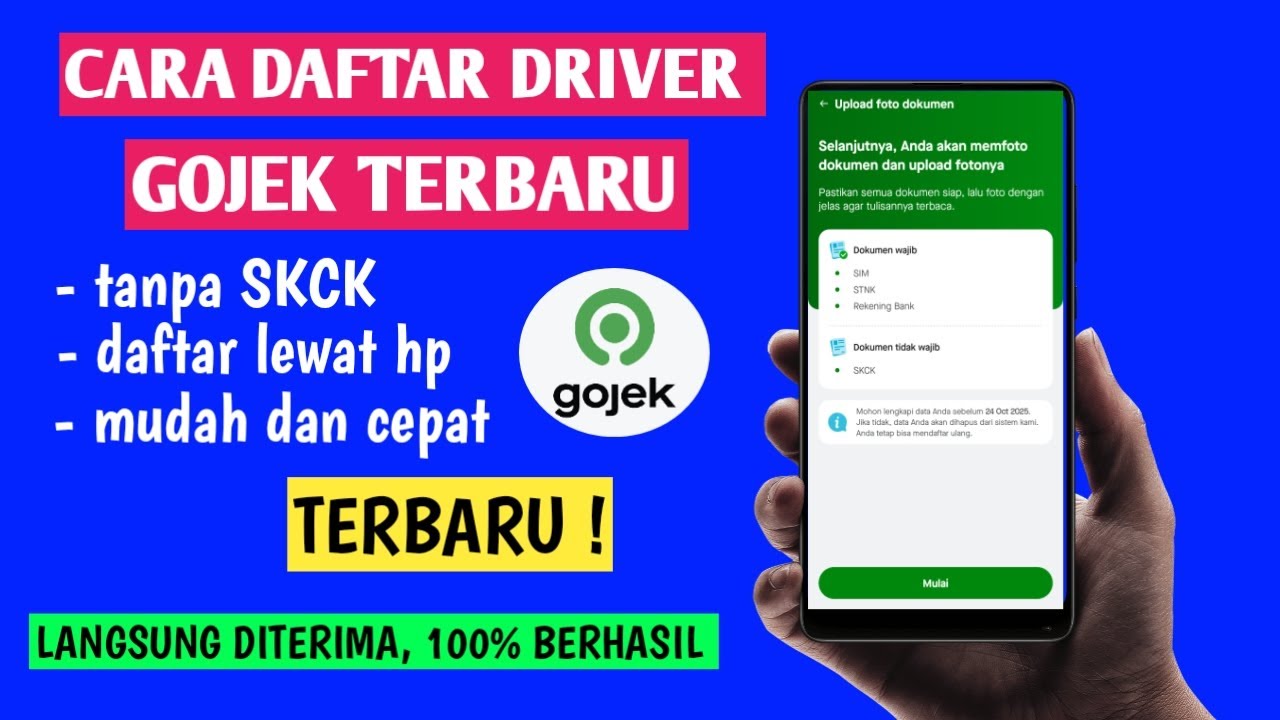 Cara Daftar Gojek Driver | Cara Daftar Driver Gojek - YouTube
