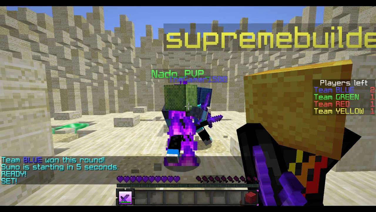 Minecraft Sumo - YouTube