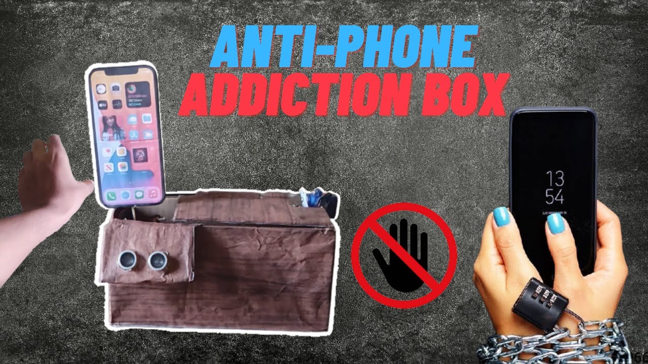 (#V12) Anti-Phone addiction box | Stop phone addiction | Smart Device ...