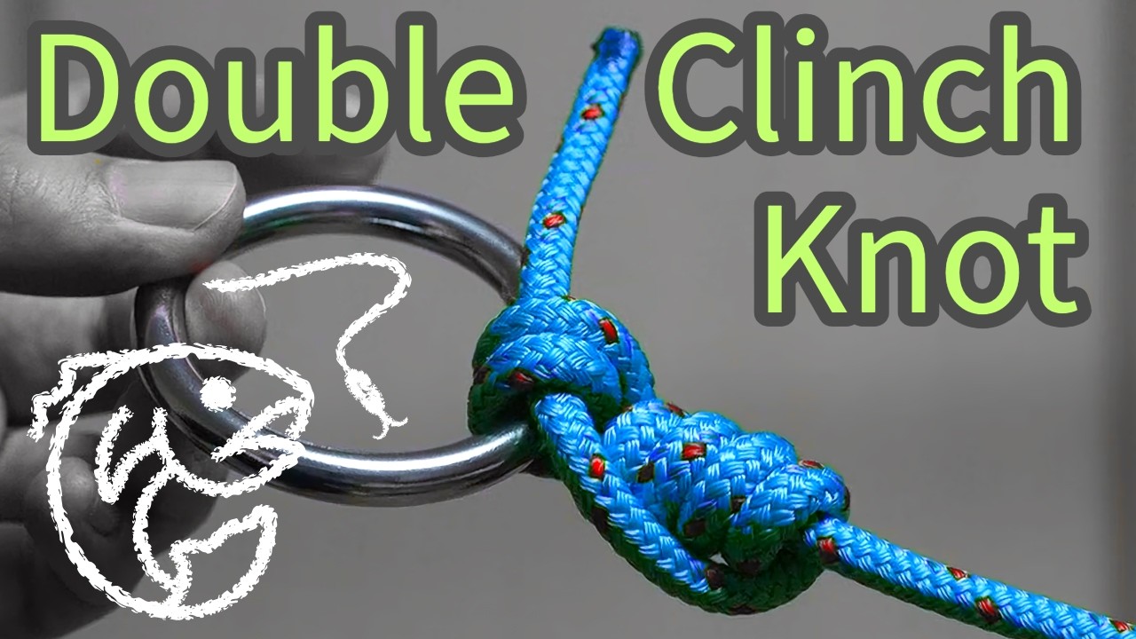 The Ultimate Fishing Knot: Double Clinch Knot Tutorial - YouTube