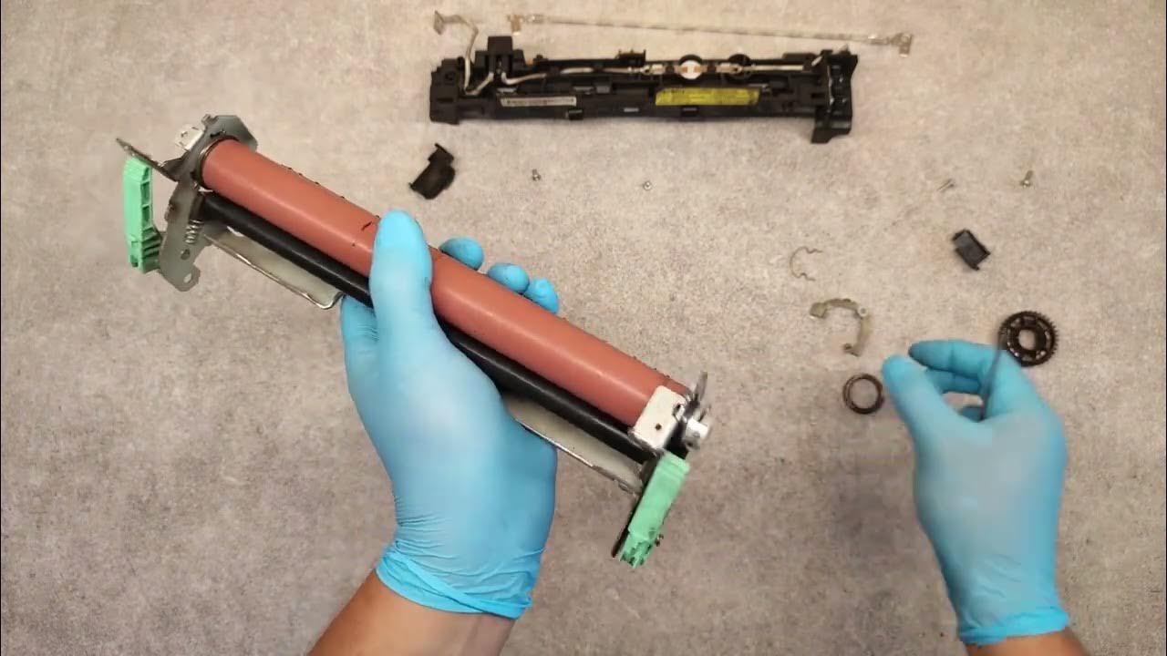HOW TO REPLACE THE UPPER FUSER AND LOWER PRESSUSRE ROLLERS ON XEROX ...