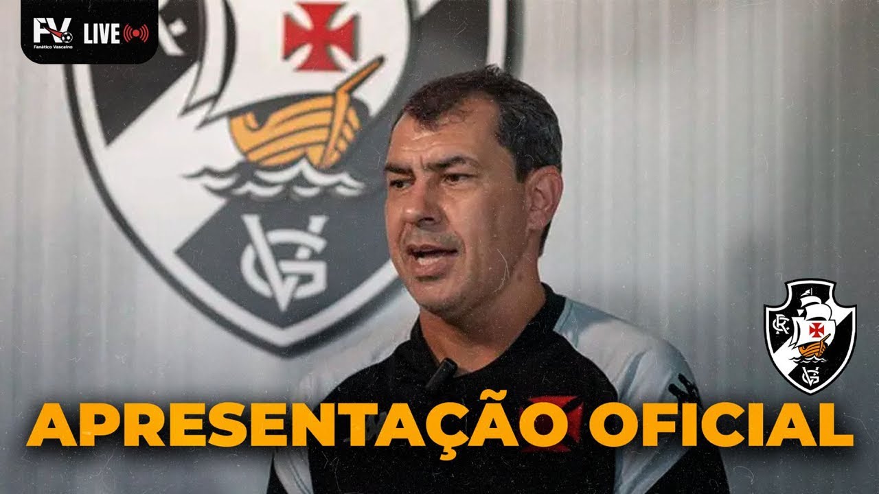 AO VIVO | VASCO APRESENTA FÁBIO CARILLE | TÉCNICO AGUARDA REFORÇOS ...