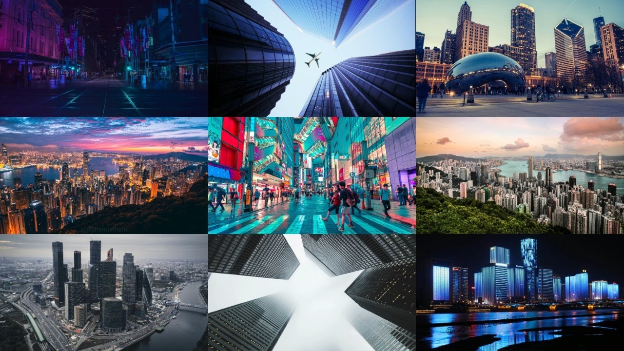Art Ambience | Art Screensaver | Cities #1 - YouTube