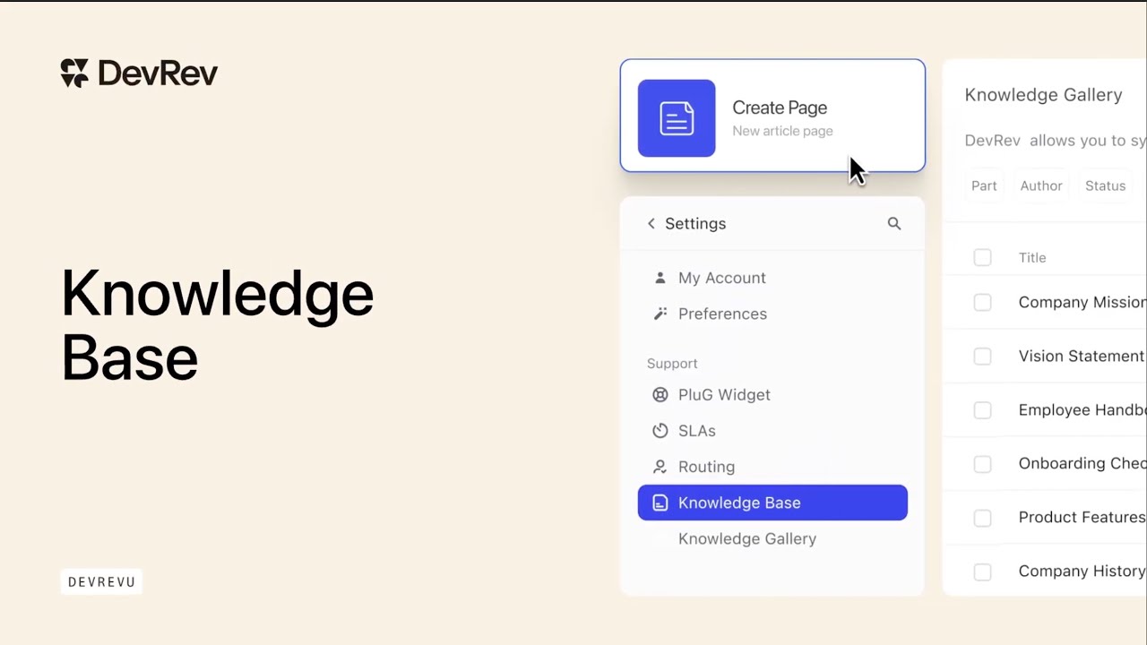 Building a Knowledge Base in DevRev: Step-by-Step Guide - YouTube