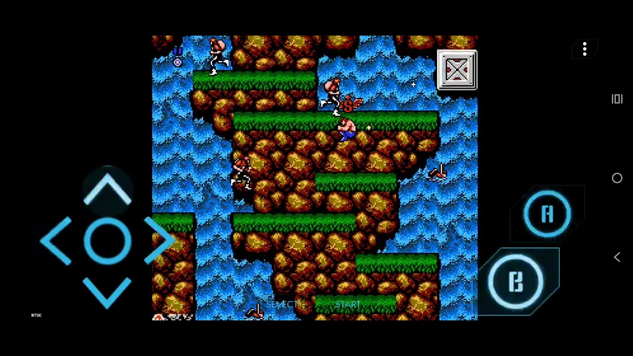 Contra stage 3 waterfall complete in quick time.Gamer#video game - YouTube