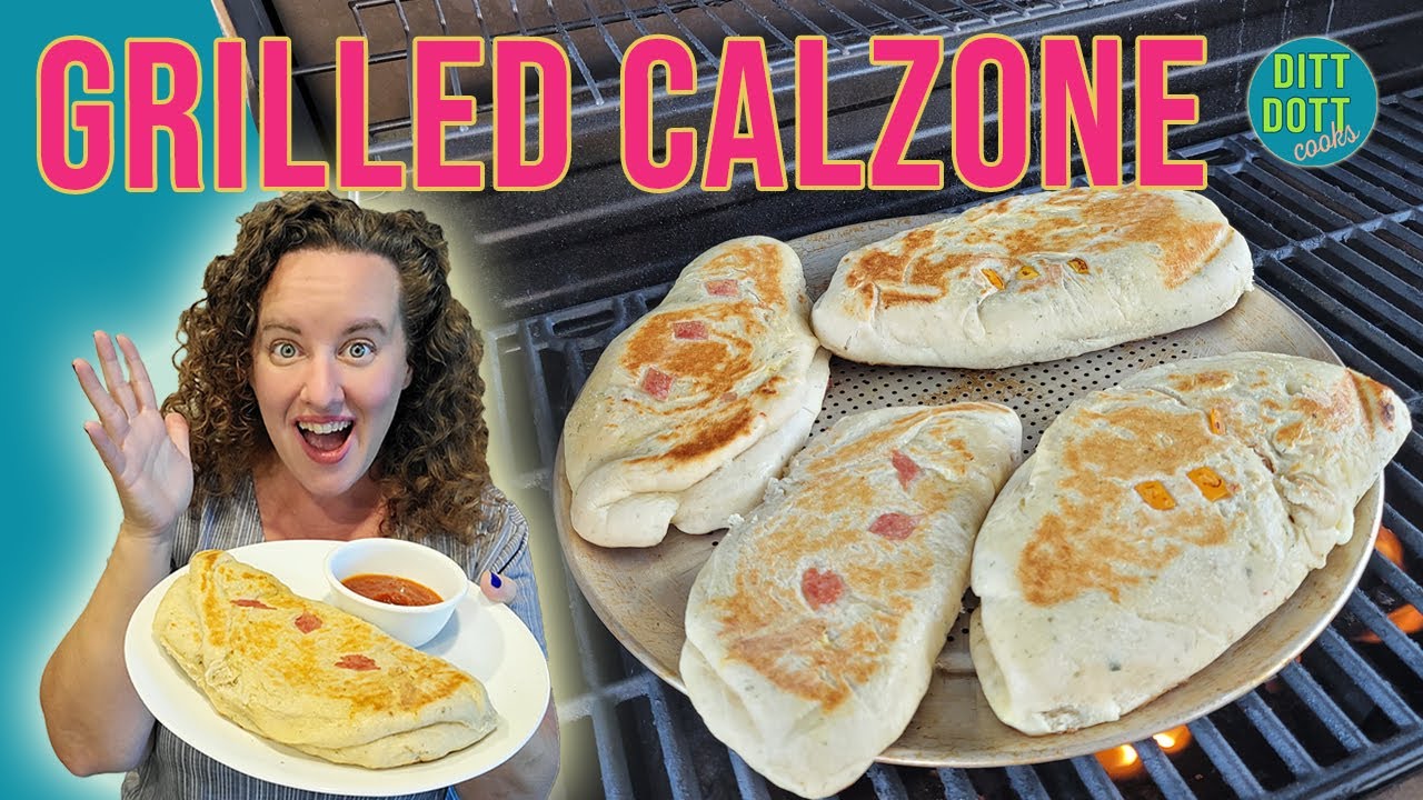 Mega Huge Grilled Calzones - YouTube