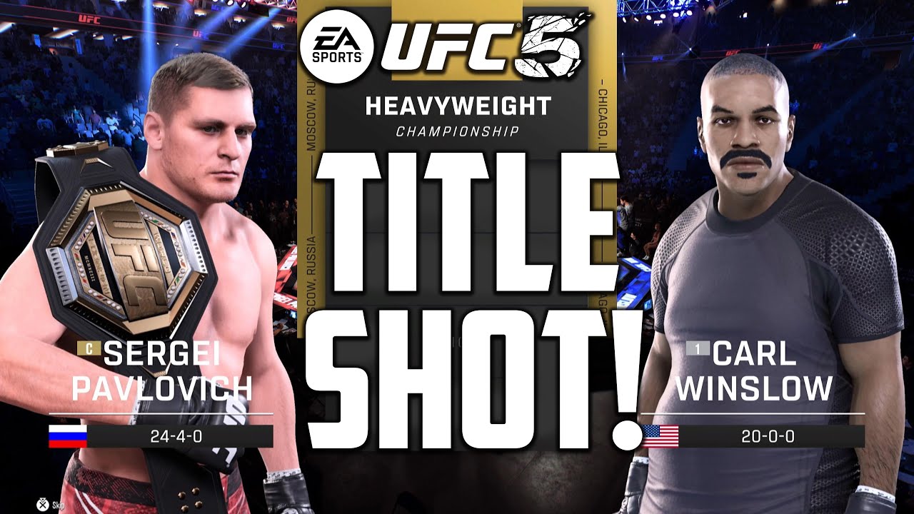 I Finally Got A Title Shot On Legendary In UFC 5!! (Career Ep. 12 ...