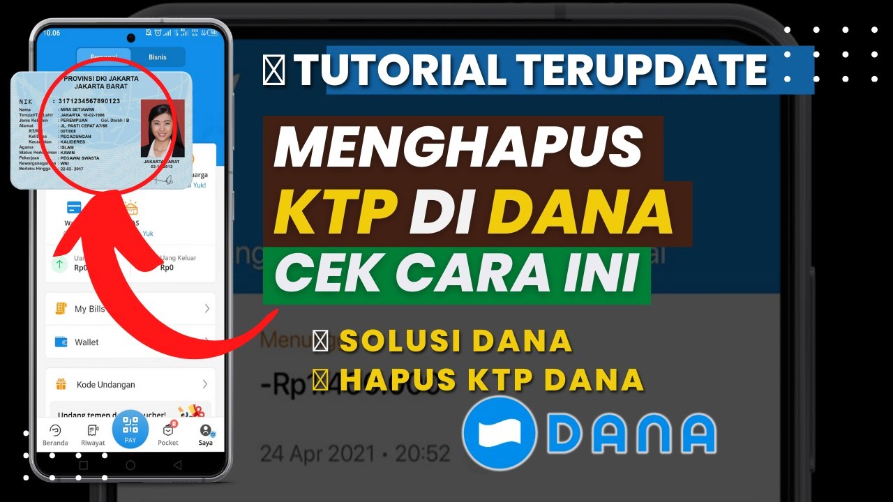 CARA MENGHAPUS KTP DI DANA PREMIUM 2023 - YouTube