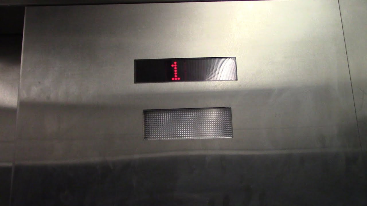 DISGUSTING ThyssenKrupp Hydraulic Elevator at Pedestrian Bridge ...