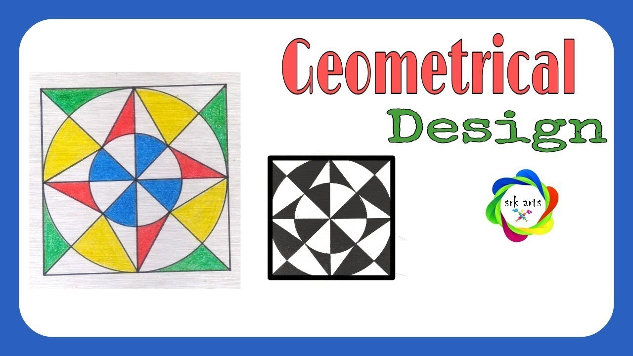 Geometrical Design|| How to draw a geometric design|| Design||Varg me ...