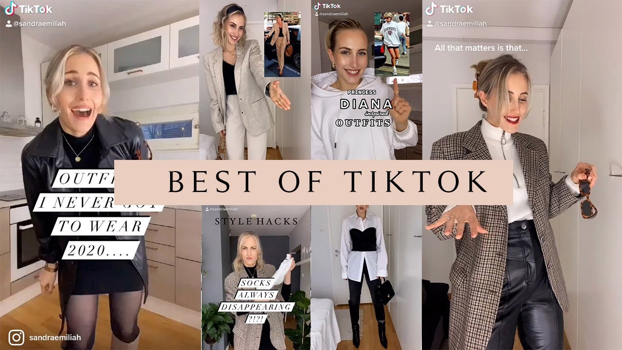 BEST OF TIKTOK- Fashion & Style 2020-2021 | SandraEmilia - YouTube