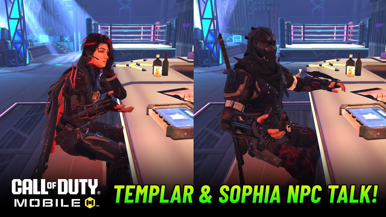 Templar & Sophia NPC Conversation at Jester's Club COD Mobile - 4th ...
