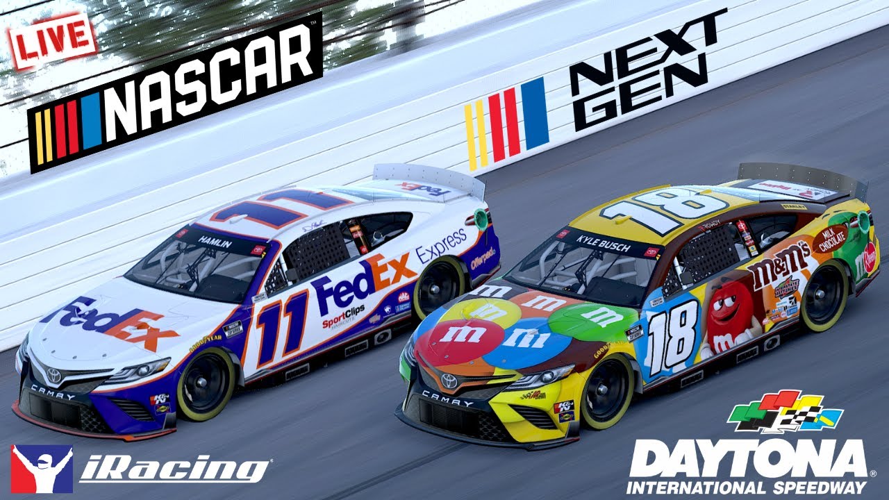NASCAR NEXT-GEN IRACING! DAYTONA! 2022 - YouTube
