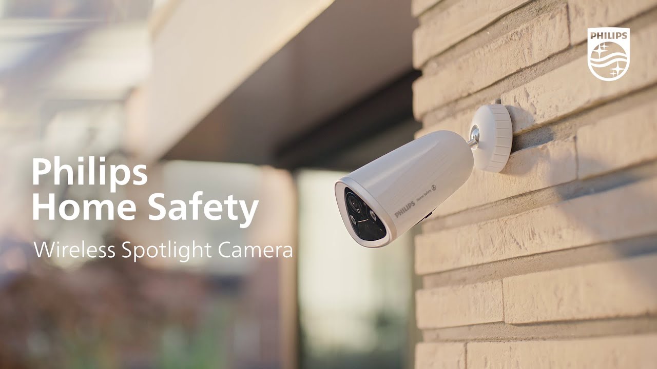 Philips Home Safety Wireless Spotlight Camera HSP5800 - YouTube