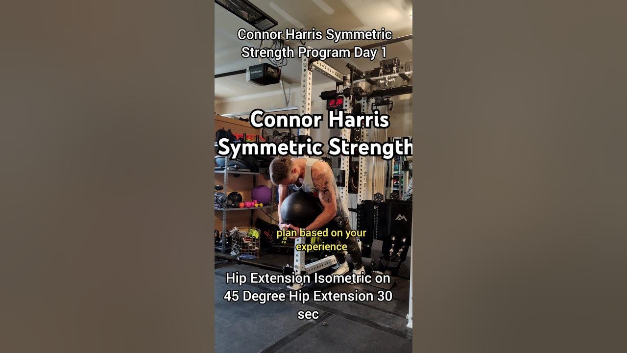 Connor Harris Symmetric Strength Program Day 1. #fitdad #garagegym # ...