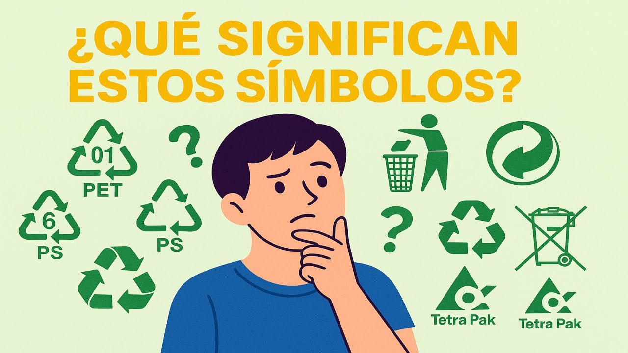 Qué significan los Símbolos del Reciclaje ♻️ ¿Cómo reciclar? - YouTube