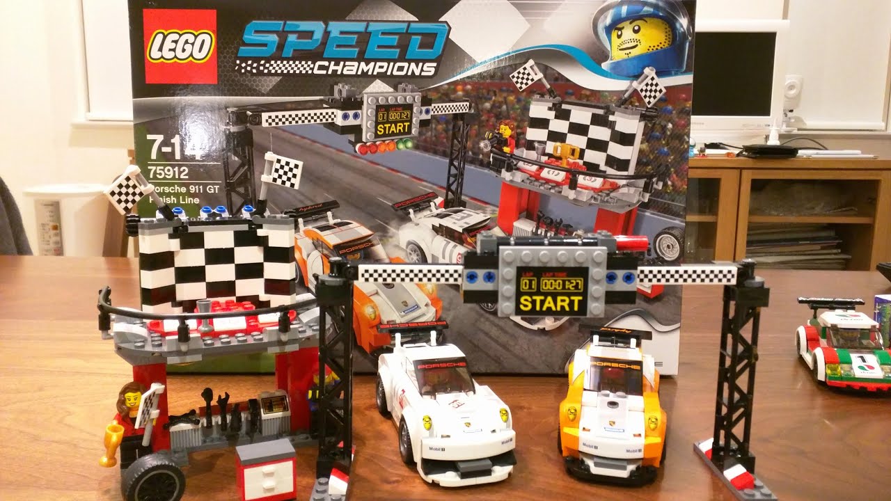 [Lego Speed Champions] 75912 ポルシェ 911 GT フィニッシュライン - Porsche 911 GT ...