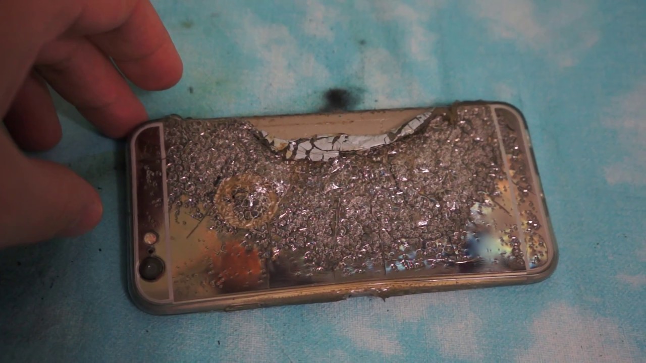 Iphone 6 exploded!!! (Взорвался Айфон 6!!!) - YouTube