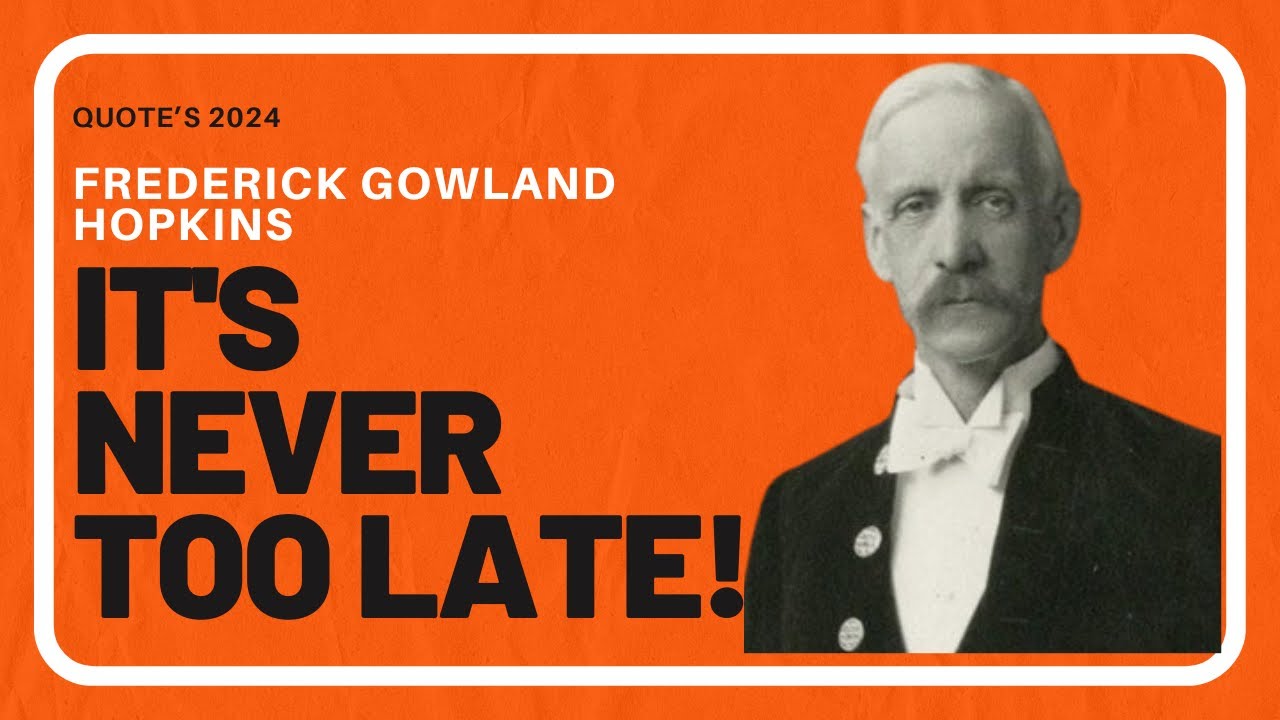 THE UNIQUE QUOTE'S/2024/FREDERICK GOWLAND HOPKINS/ QUOTE'S BATTER LIFE ...