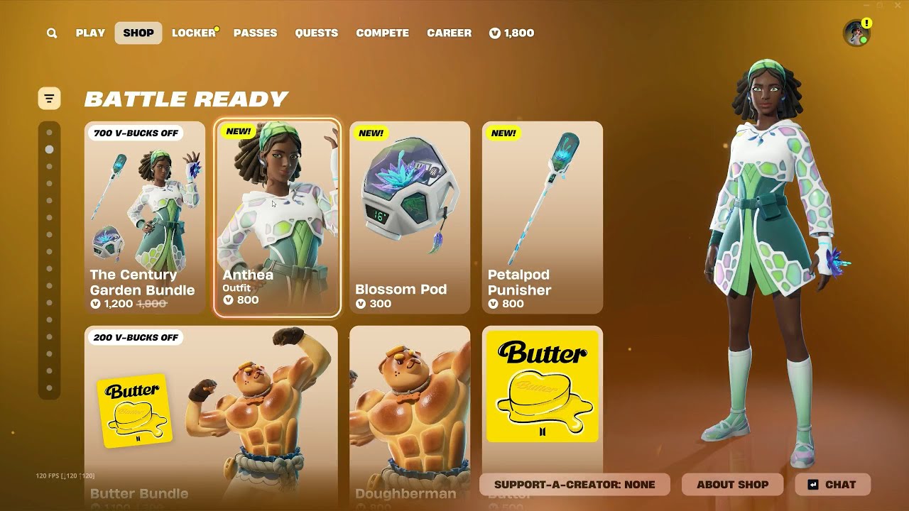 ANTHEA Item Shop Fortnite - YouTube