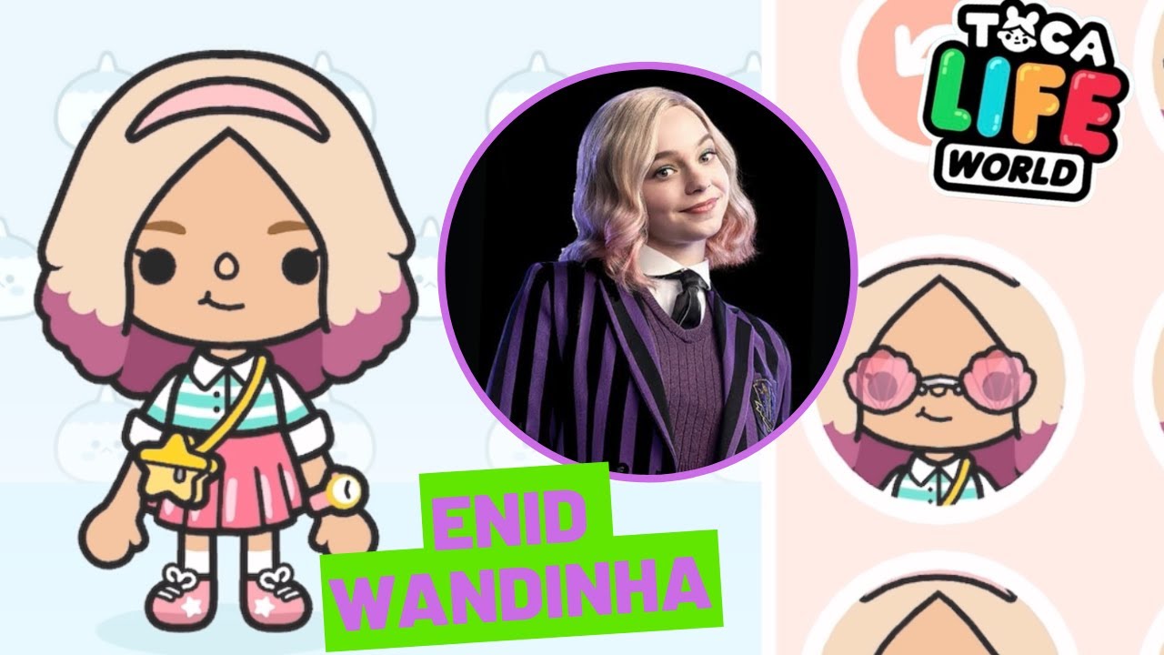 Como fazer a Enid Wandinha no Toca Life World - YouTube