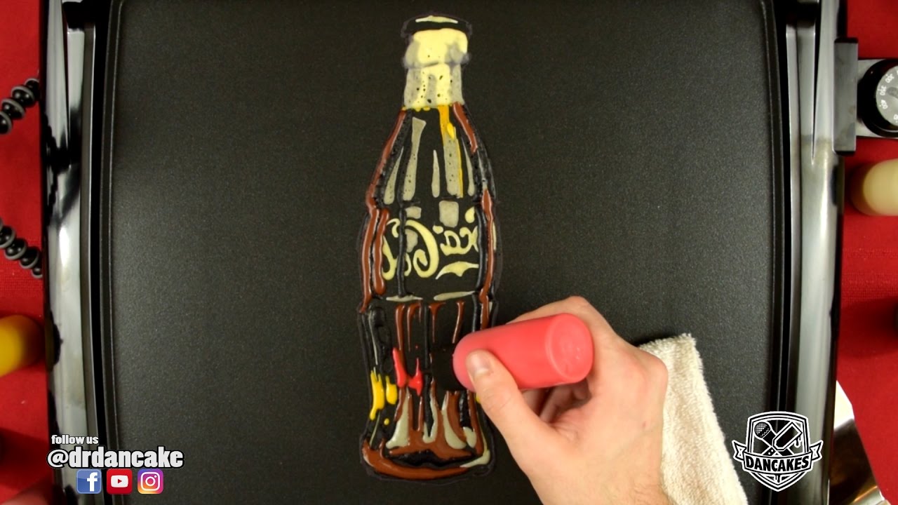 Coca Cola Pancake Art - YouTube