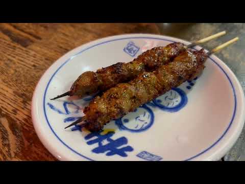 Stock Video Of Japanese Satay Doner Kebab Meat Skewers Lamb Kebop