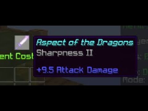 Getting Aspect of the End and Aspect of the Dragons in Ranked Skywars ...