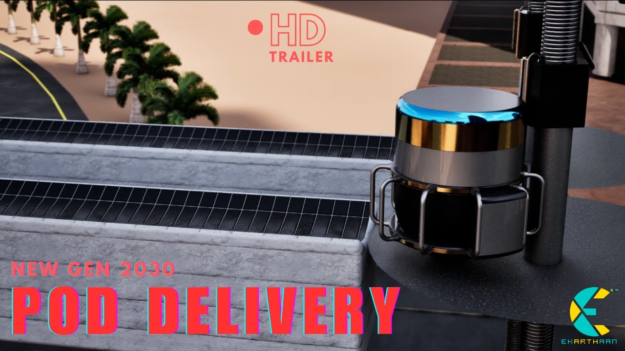 Revolutionizing Delivery in the UAE with 3D Animation Pods - YouTube
