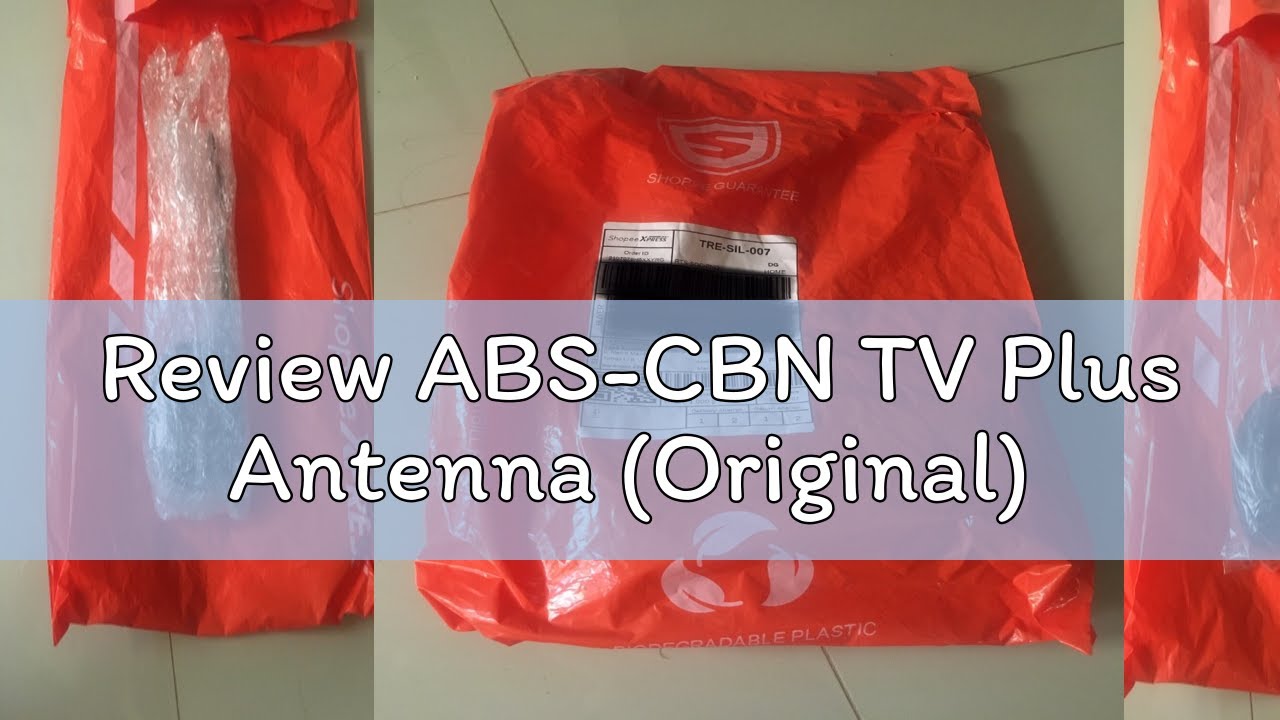 Review ABS-CBN TV Plus Antenna (Original) - YouTube