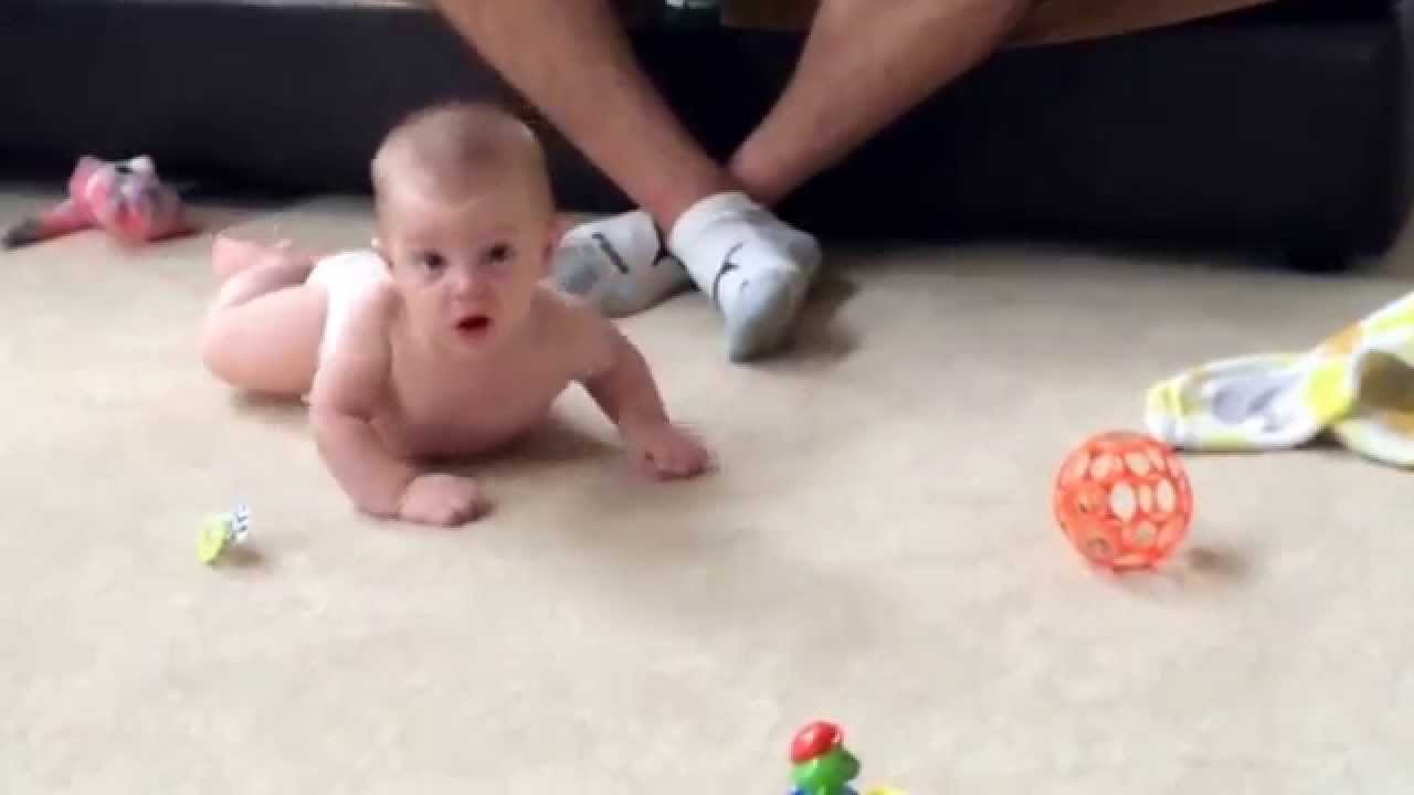 Trying to crawl! - YouTube
