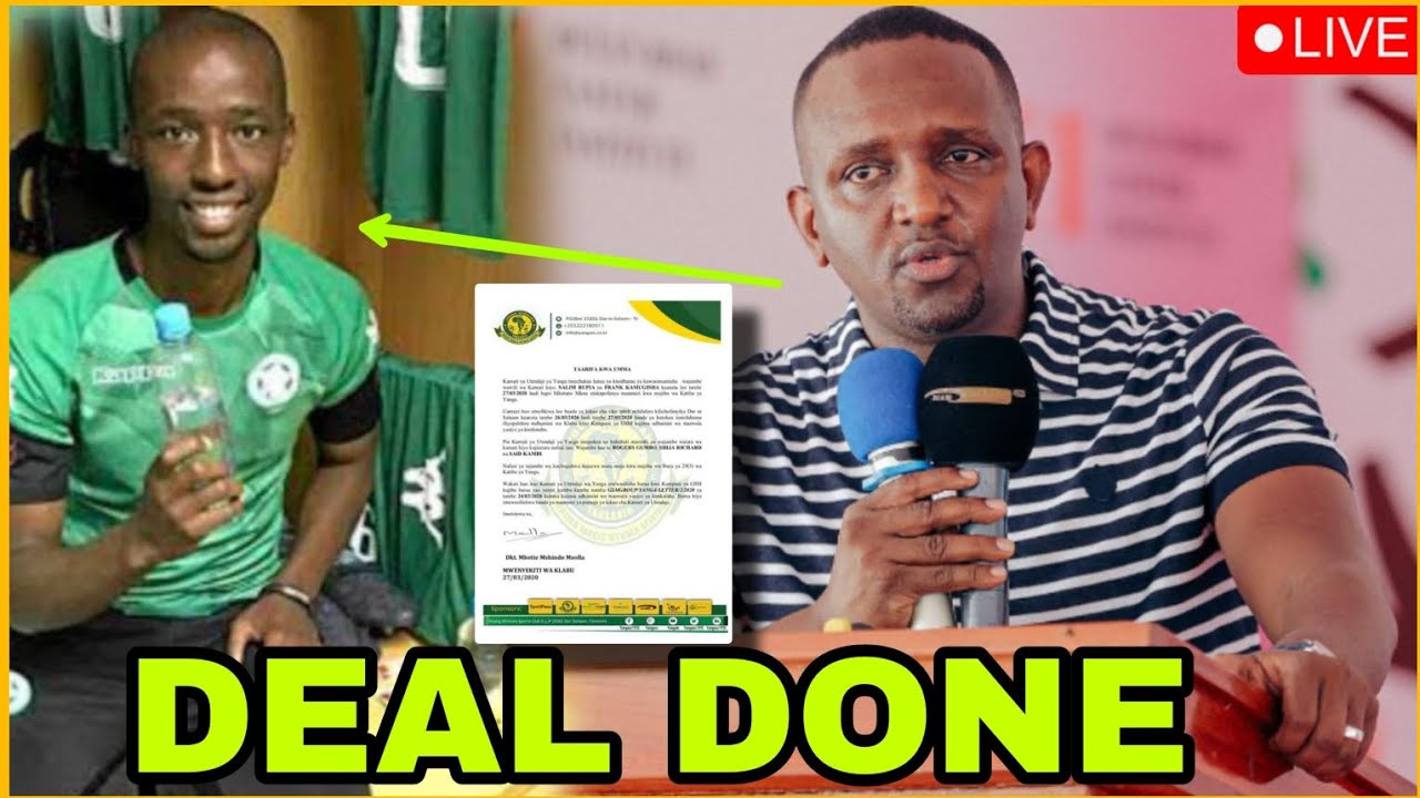 🔴#Live: RAIS WA YANGA USAJILI MPYA YANGA/ MPHO MARUPING KASAJIWA ...