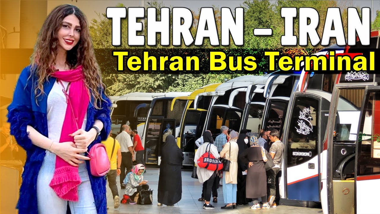 Walking Tour Iran | Tehran Bus Terminal Part 1 - Tehran 2022 #iran # ...
