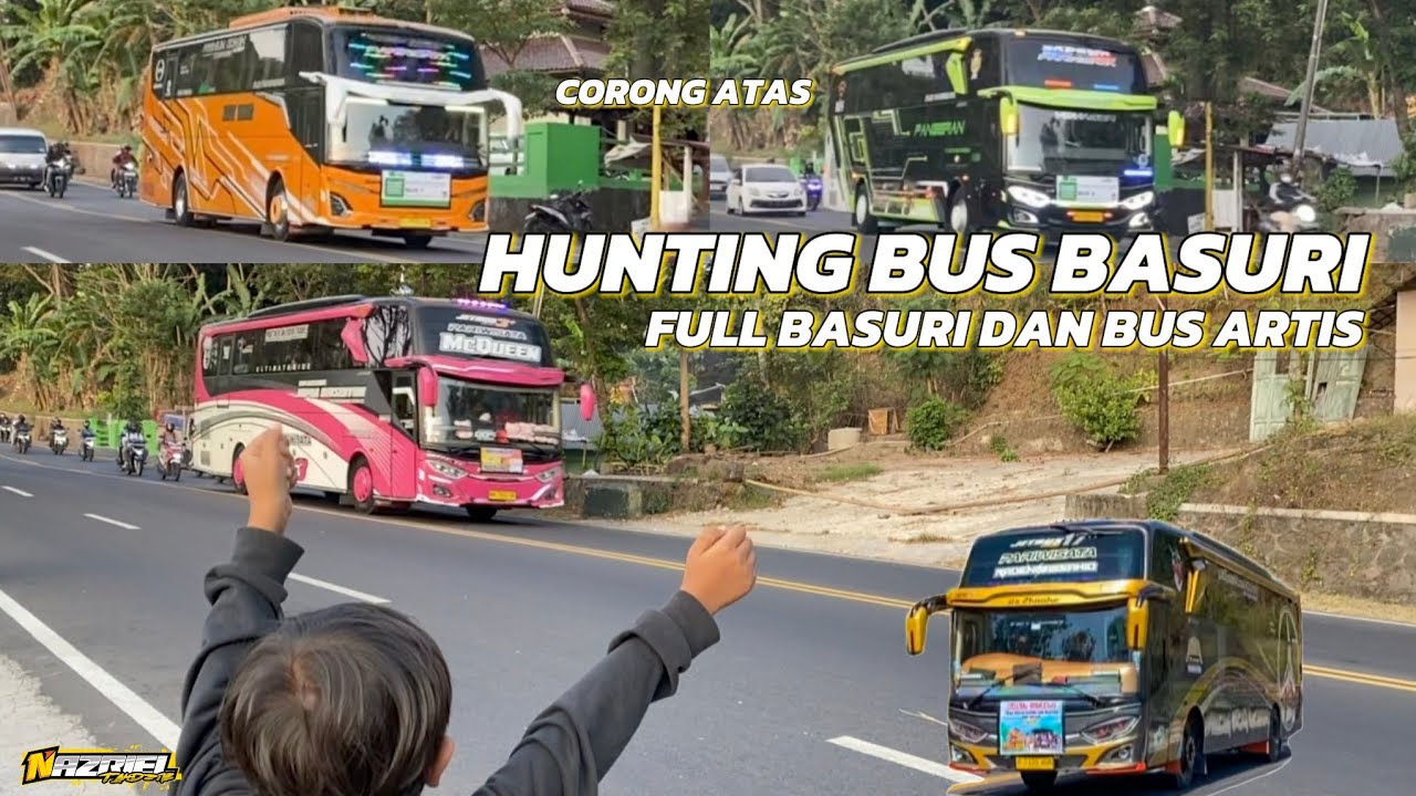 FULL BASURI‼️ HUNTING BUS BASURI DITIKUNGAN GUNUNG KIDUL [ BANYAK BUS ...