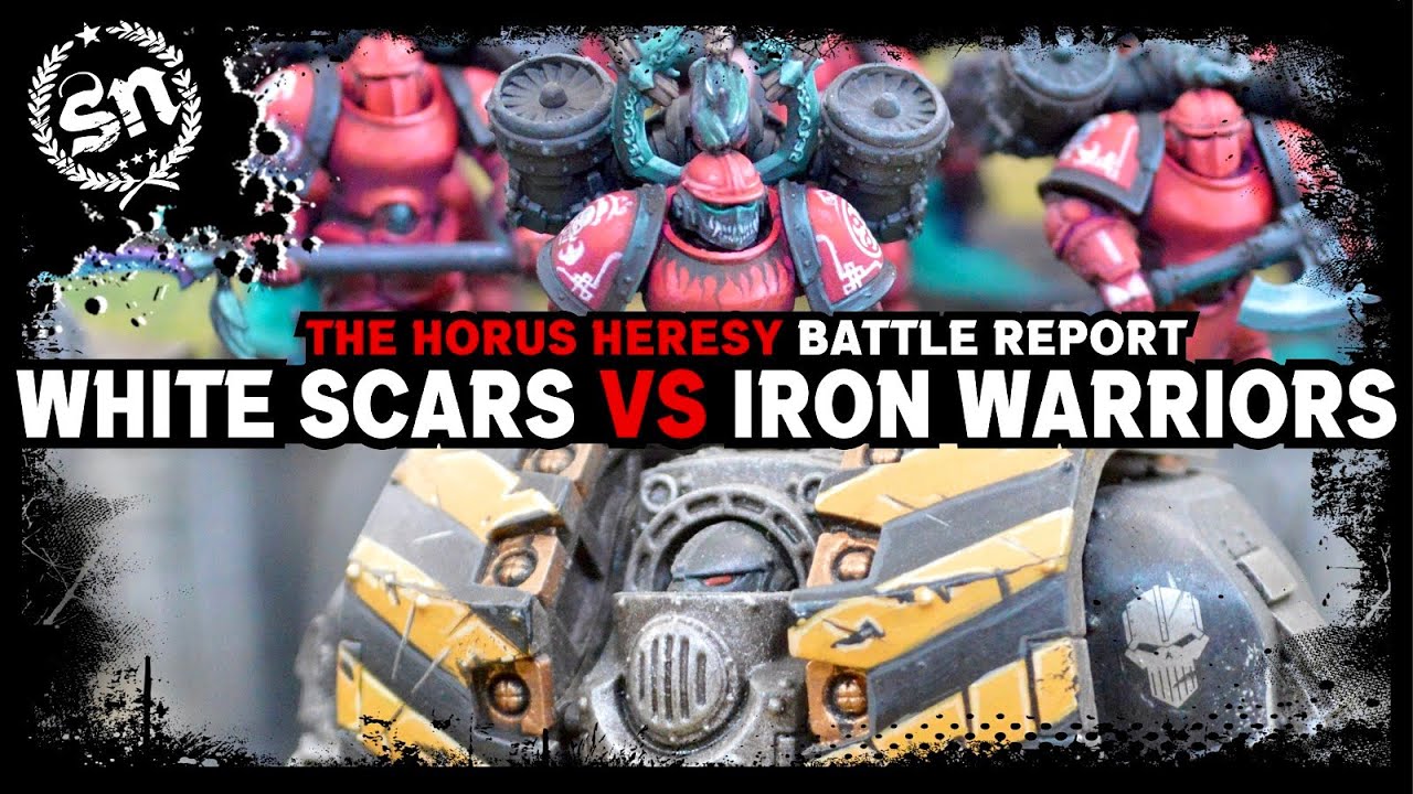 White Scars vs Iron Warriors - The Horus Heresy (Battle Report) - YouTube
