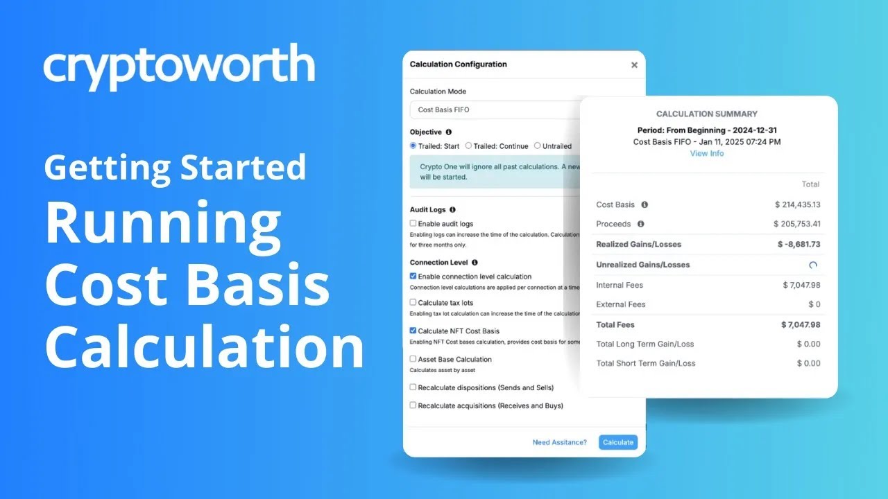 New - 9. Step-by-Step Running a Crypto Cost Basis Calculation - YouTube