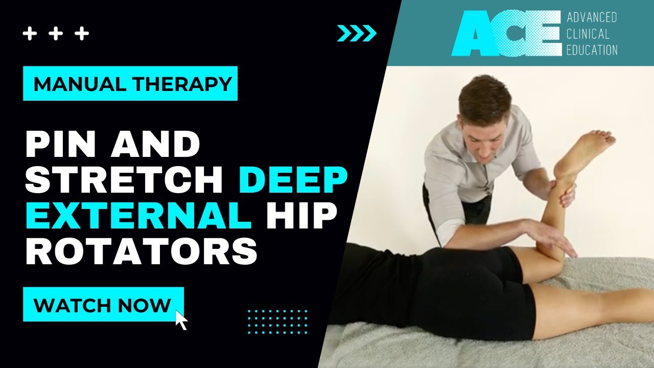 Pin and stretch Technique for the deep external hip rotators - YouTube