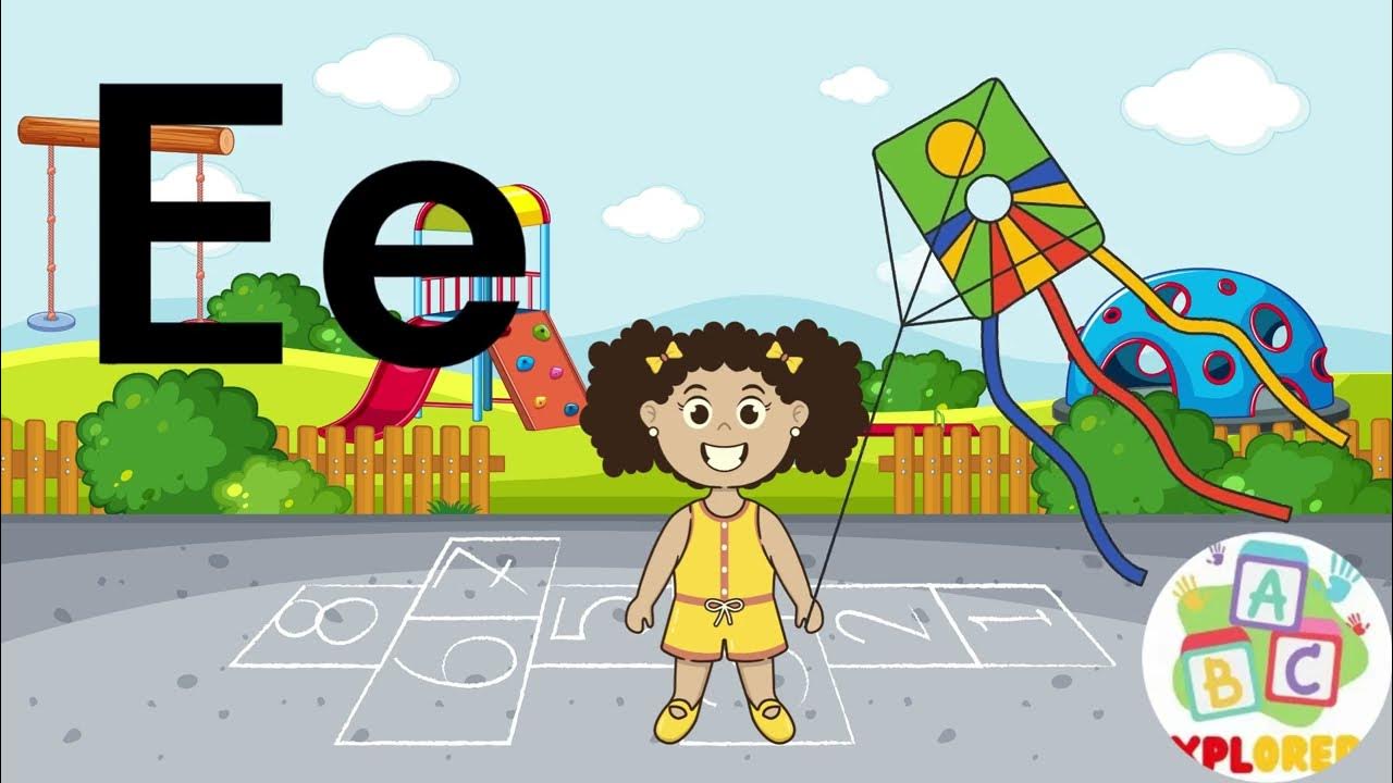 Letter E: Learning Capital E and Lower Case E - YouTube