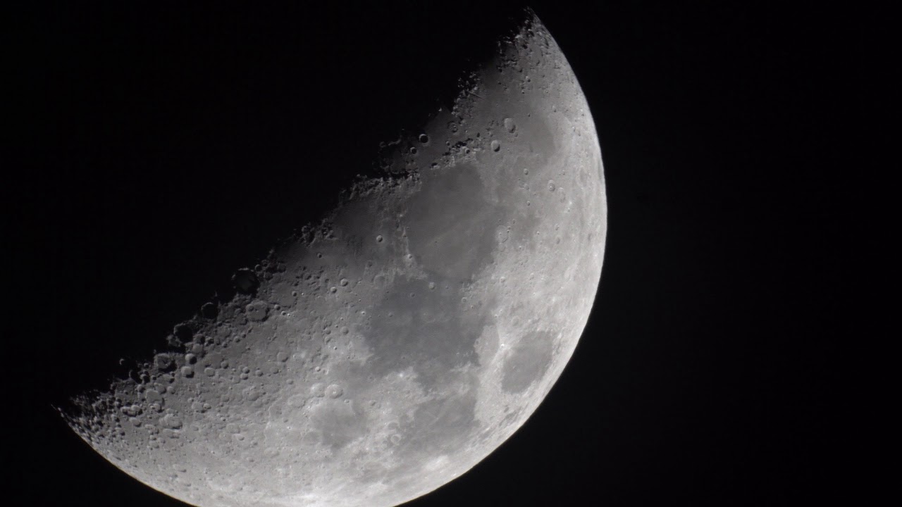 The moon, Osøyro, Norway. - YouTube