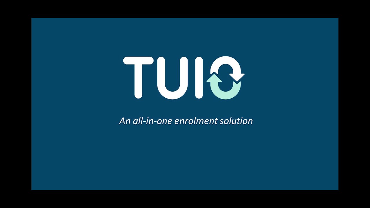 TUIO New Enrolment Solution Video - YouTube