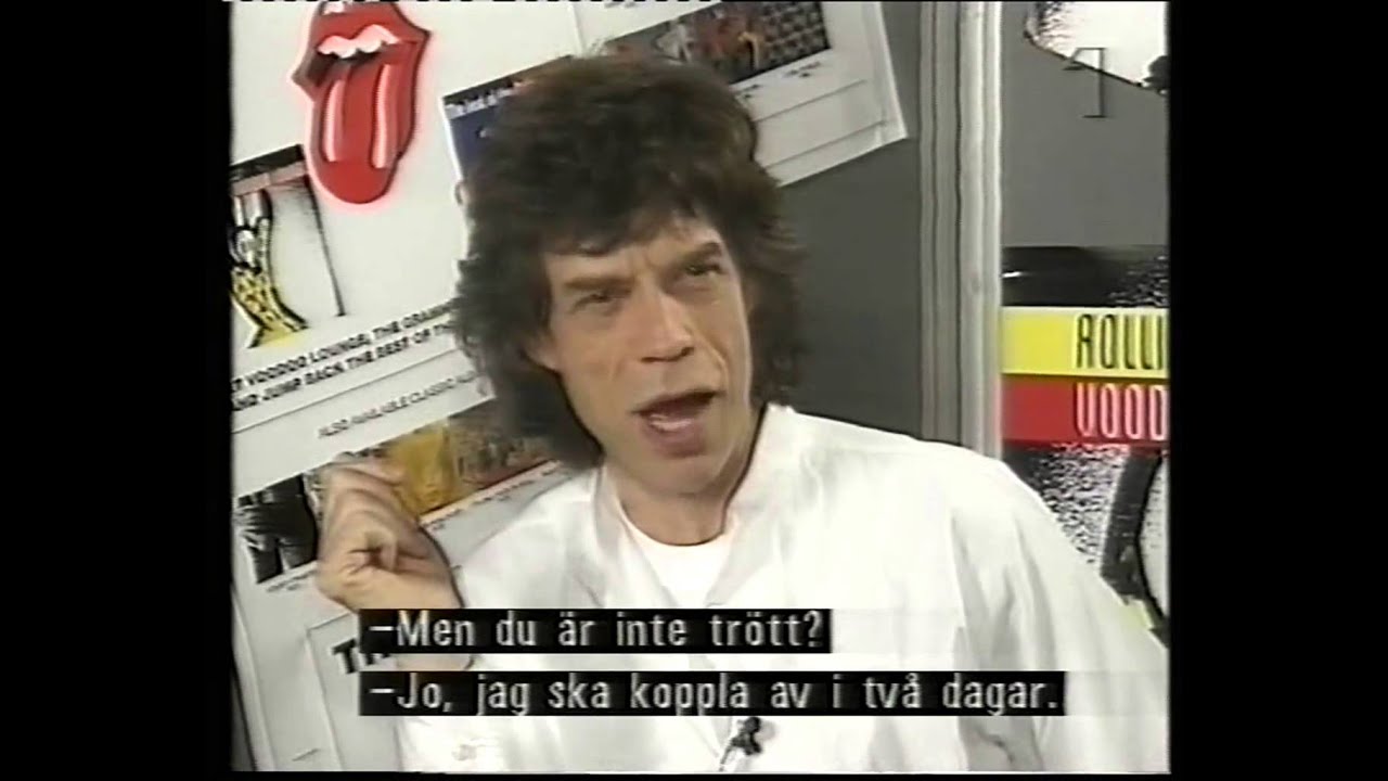 Rolling Stones: Interview Stockholm (Voodoo Lounge Tour) - YouTube