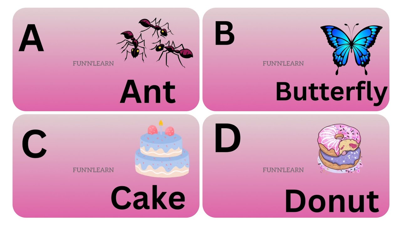 A for Ant | A B C D | Alphabets | Phonic song | A- Z Alphabets ...