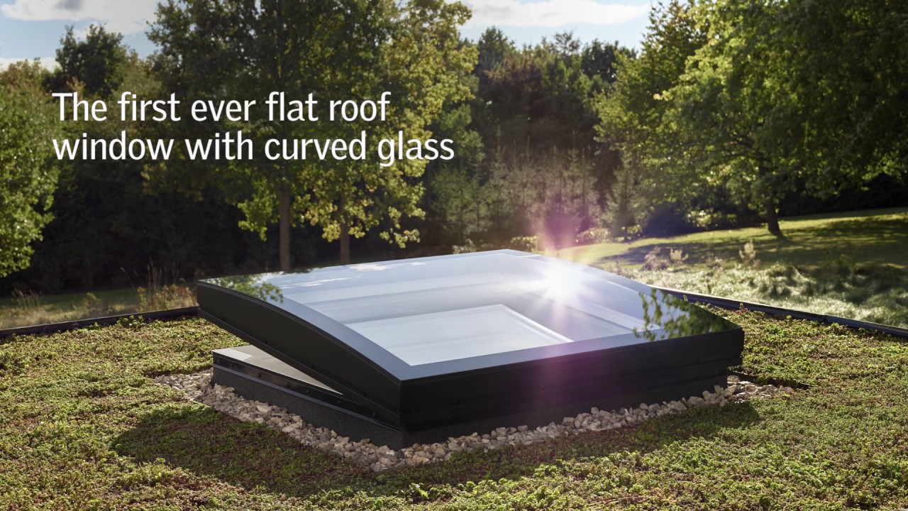 New VELUX curved glass rooflights – better looking inside and out - YouTube