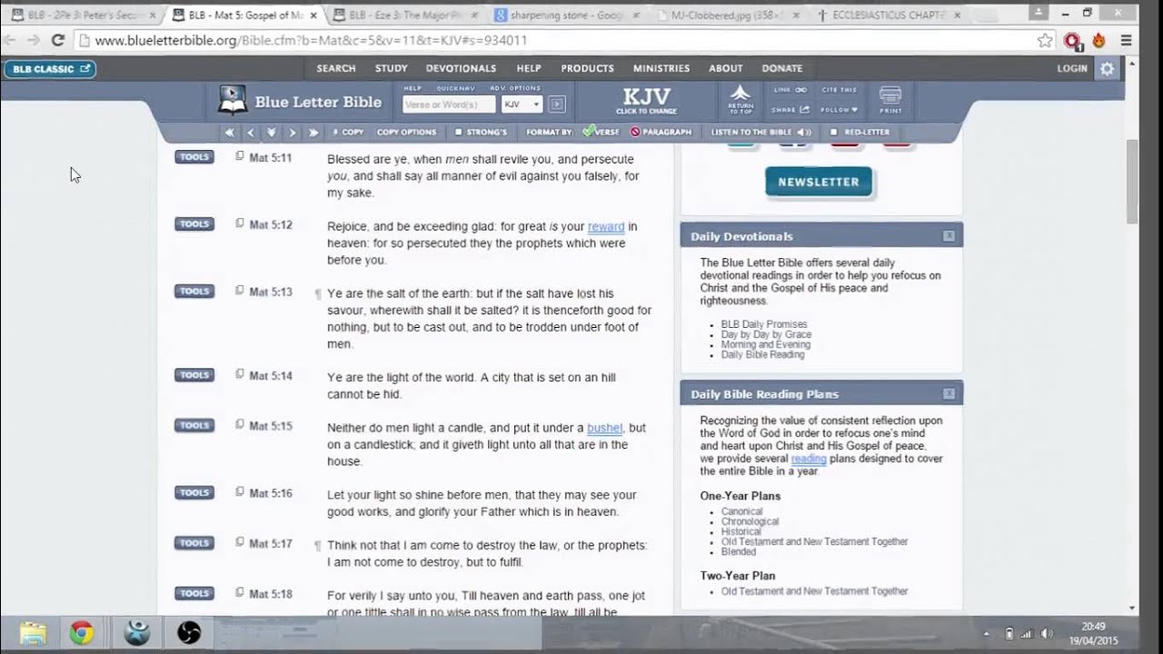 Blessed are ye, when men shall revile you - YouTube