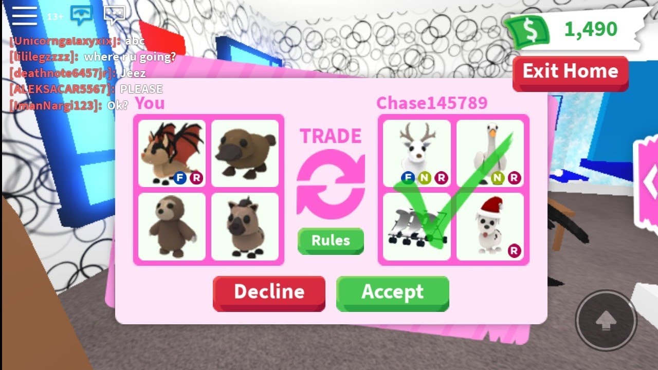 One colour trade/ Roblox Adopt Me/ INSANE?! - YouTube